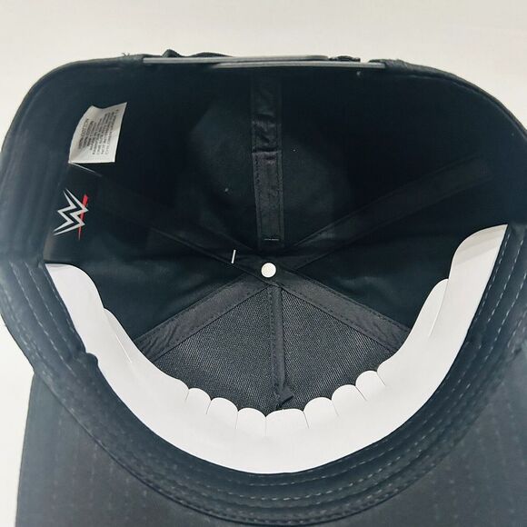 WWE | Accessories | Wwe The Rock Snapback Hat Cap Black Wwf Wrestling ...